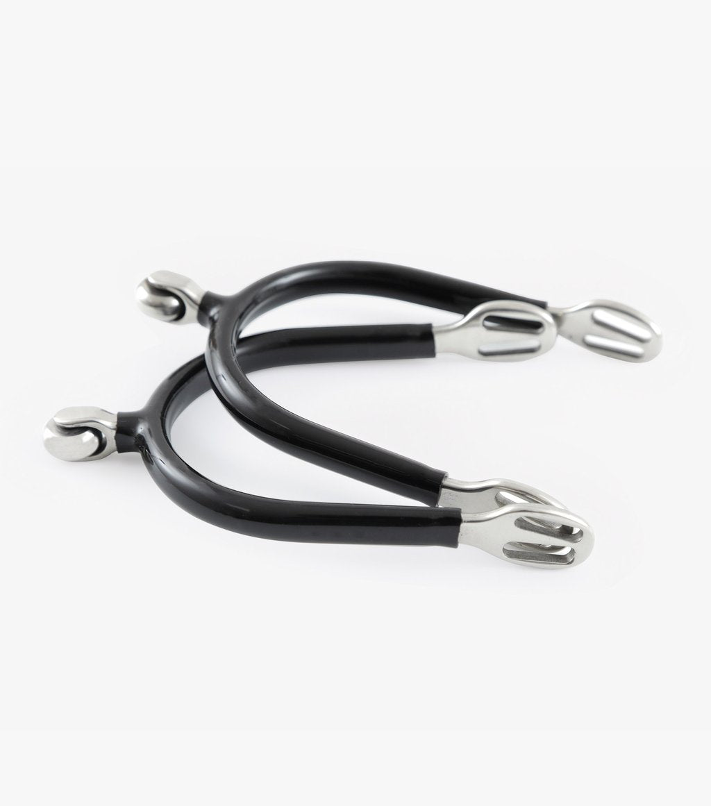 PE Sport Rubber Covered Roller Ball Spurs - Ladies – Melwood Equestrian ...